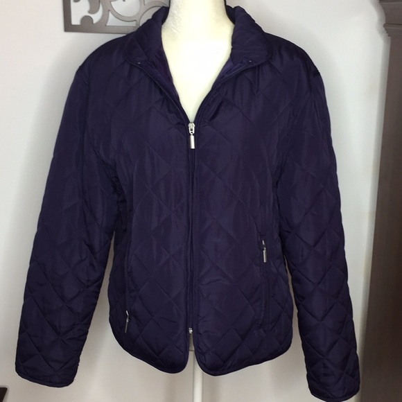 Jane Ashley | Jackets & Coats | Jane Ashley Lightweight Quilted Deep ...